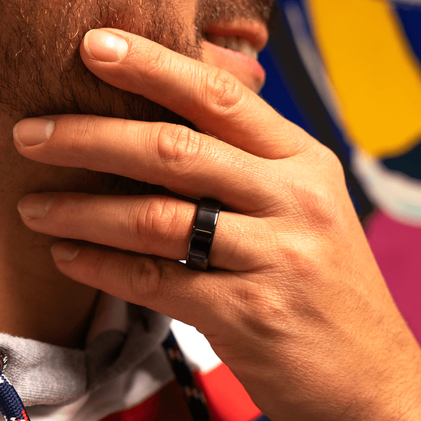 Ice Ring - inteligentna obrączka - srebrna - MoveMore